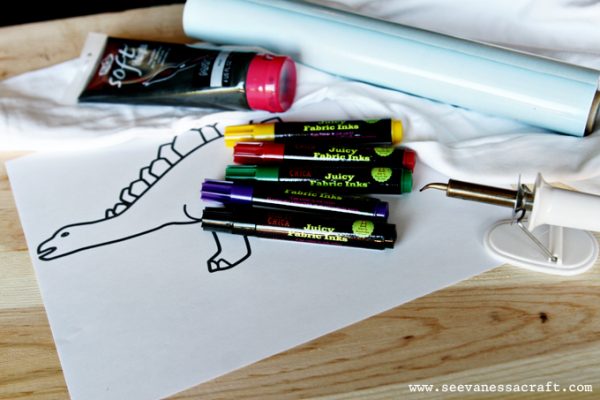 (diy tutorial) coloring book t-shirt - See Vanessa Craft