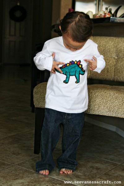 (diy tutorial) coloring book t-shirt - See Vanessa Craft