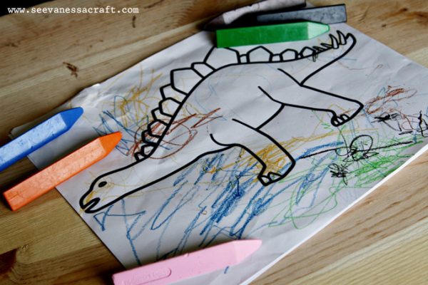 (diy tutorial) coloring book t-shirt - See Vanessa Craft