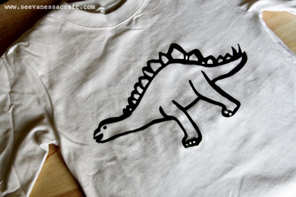(diy tutorial) coloring book t-shirt - See Vanessa Craft