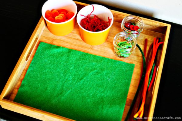 (tot school) fall tree invitation to play - See Vanessa Craft