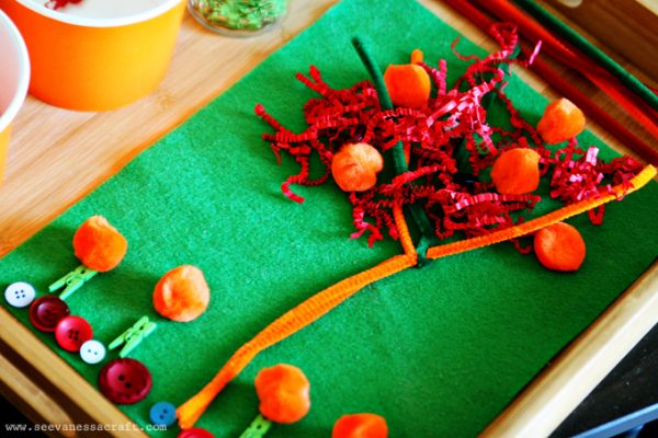 (tot school) fall tree invitation to play - See Vanessa Craft