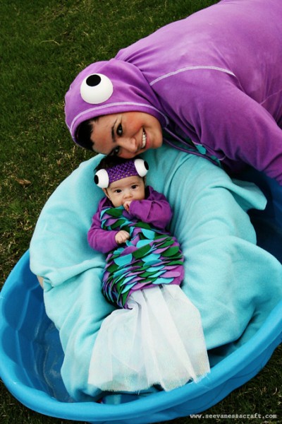 (halloween) diy fisherman and fish family costumes - See Vanessa Craft