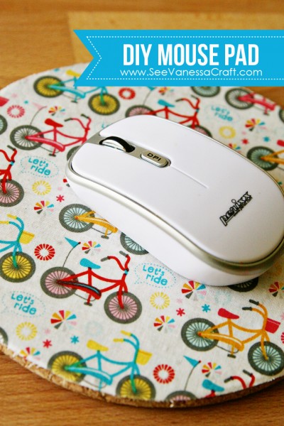 (craft tutorial) diy fabric mouse pad - See Vanessa Craft