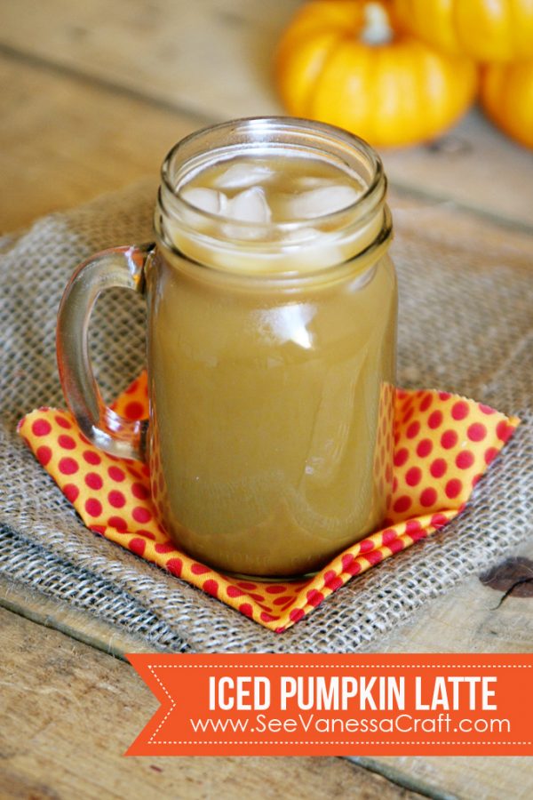 (recipe) iced pumpkin spice latte - See Vanessa Craft