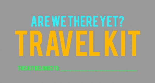 Printable: Travel Kit for Kids - See Vanessa Craft
