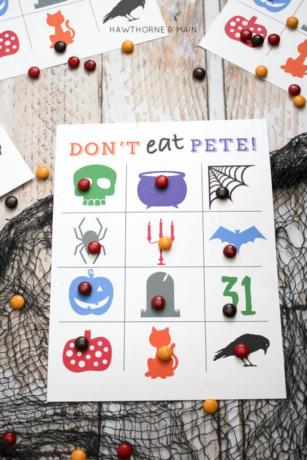 Halloween: Don't Eat Peat Printable Game - See Vanessa Craft