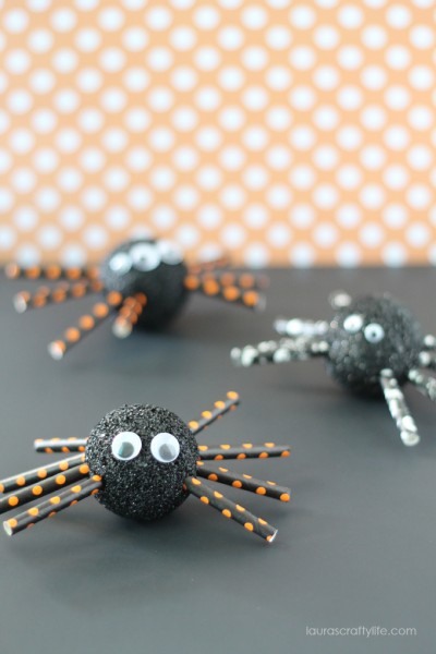 Halloween: Foam Halloween Spider Craft - See Vanessa Craft