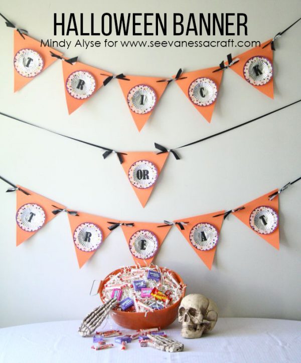 Craft: Trick-Or-Treat Halloween Banner - See Vanessa Craft