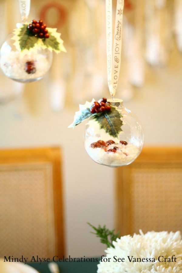 Craft: Winter Mistletoe Ornament - See Vanessa Craft