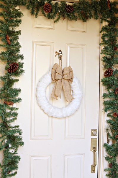 Craft: Winter Fur Wreath - See Vanessa Craft