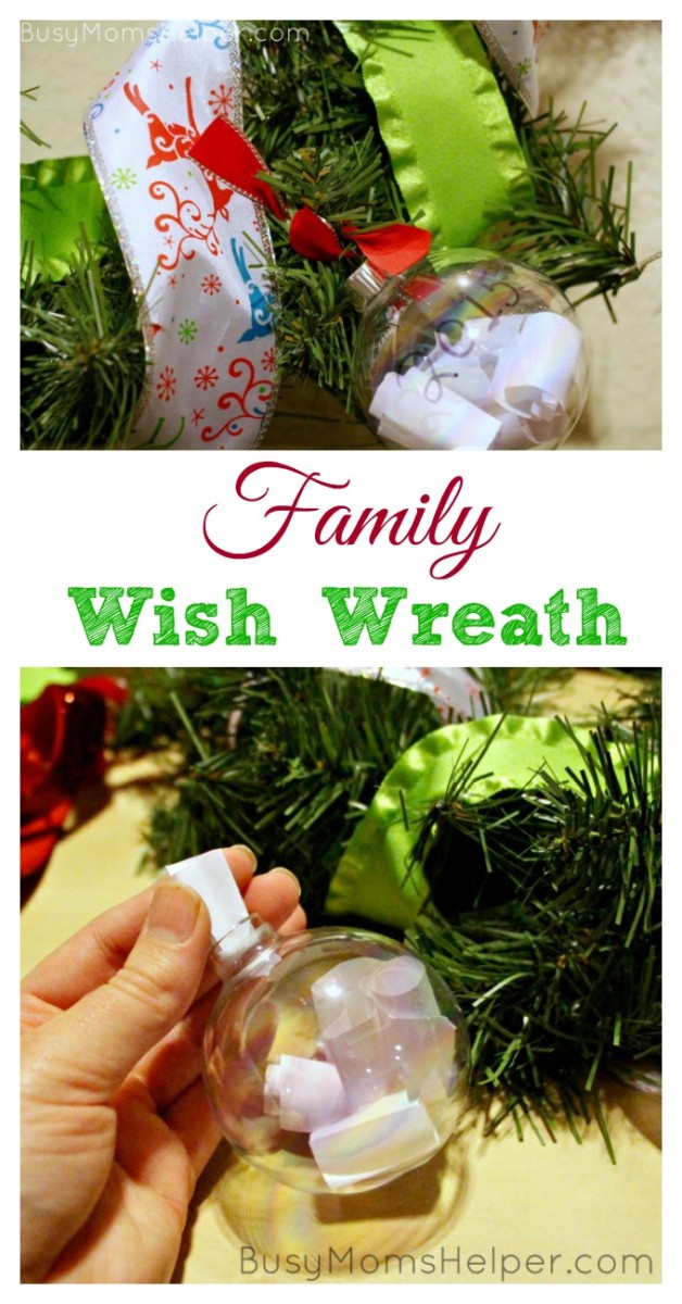 Christmas: Family Wish Wreath - See Vanessa Craft