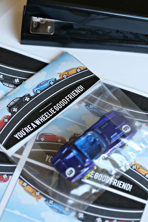 Printable: Car Valentine Bag Topper - See Vanessa Craft