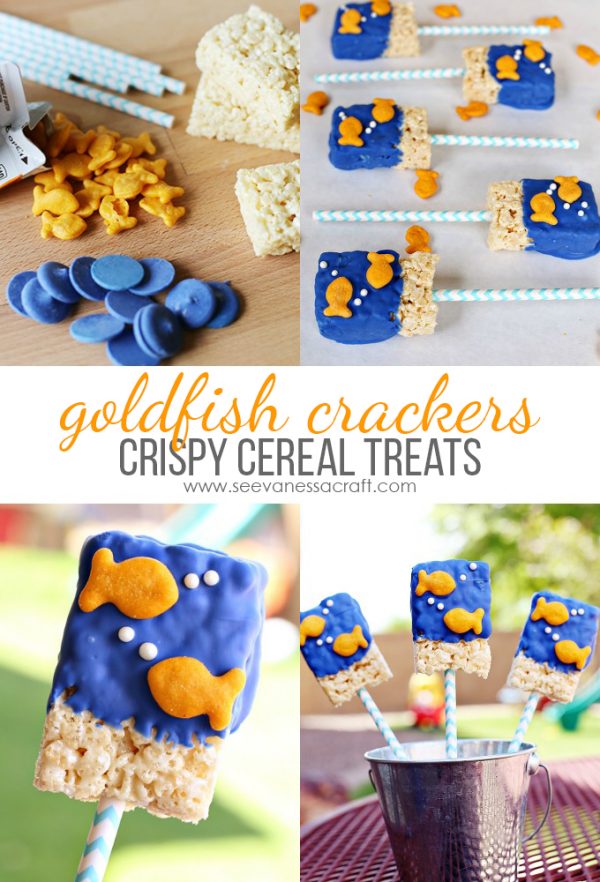 Recipe: Goldfish Cereal Treats - See Vanessa Craft