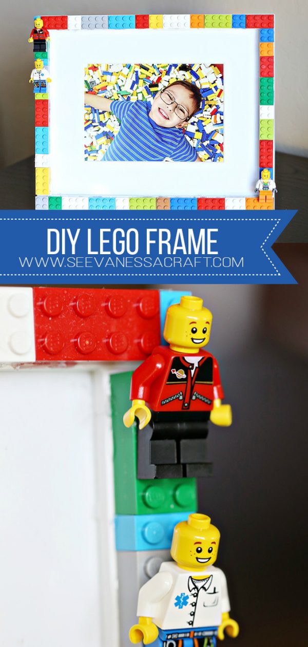DIY LEGO Minifigures Frame Craft for Kids