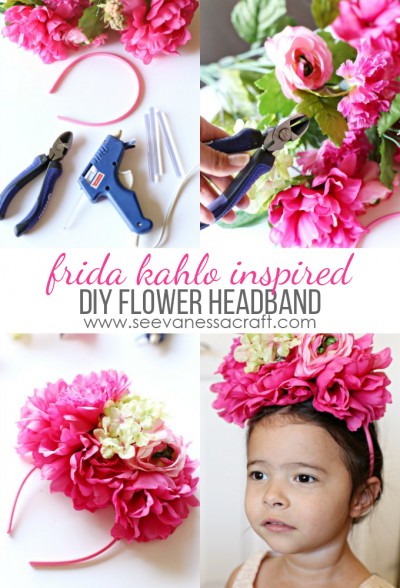 Craft: Frida Inspired Flower Headband - See Vanessa Craft