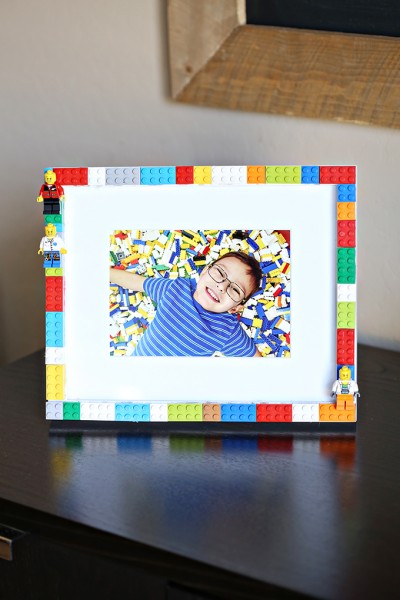 DIY LEGO Minifigures Frame Craft for Kids