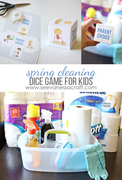 Kid-Friendly: Spring Cleaning Dice Game - See Vanessa Craft