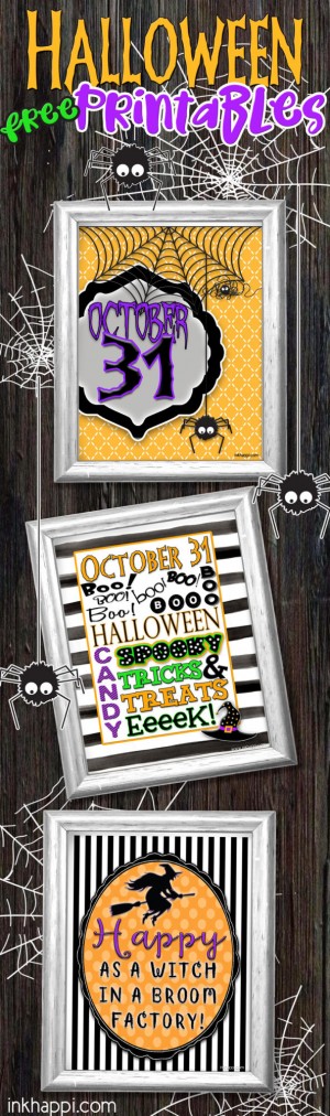 Halloween: 3 Free Spooky Printables - See Vanessa Craft