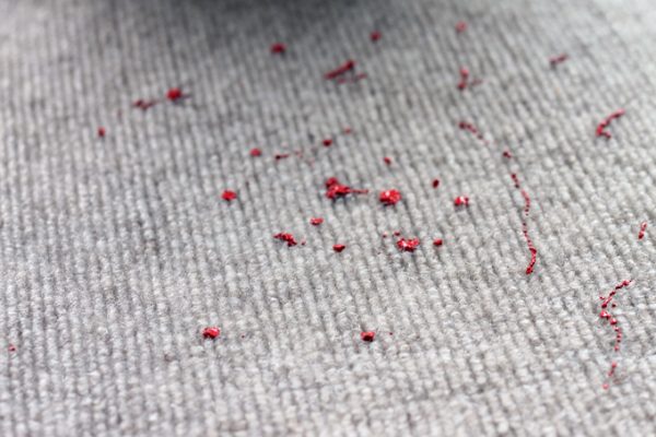 Halloween: Blood Splattered Doormat - See Vanessa Craft