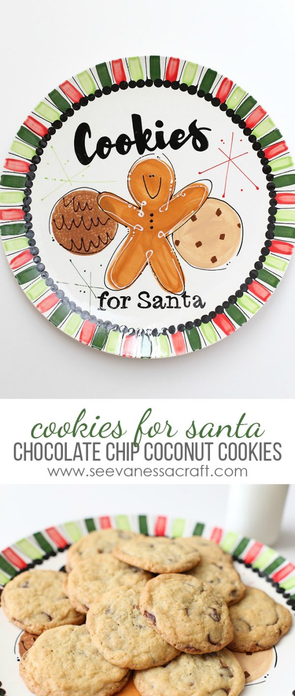 Recipe: Chocolate Chip Coconut Cookies for Santa - See Vanessa Craft
