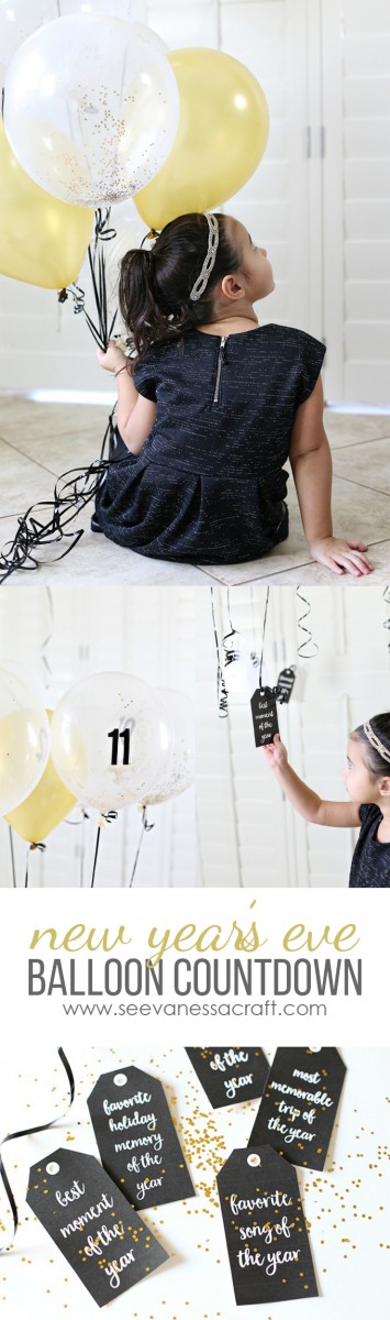 New Year's Eve: Kid Friendly Balloon Countdown - See Vanessa Craft