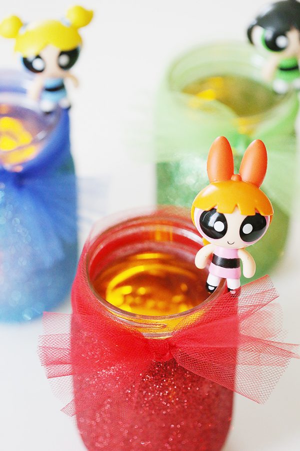 Craft: The Powerpuff Girls Glitter Night Lights - See Vanessa Craft