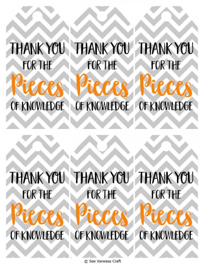 Reese's Pieces Teacher Appreciation Gift Jar