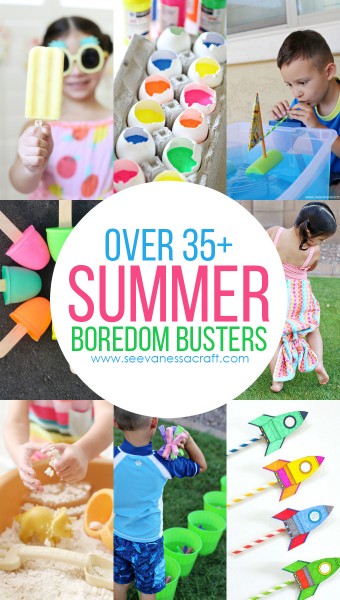 Over 35 Fun Summer Boredom Buster Ideas for Kids
