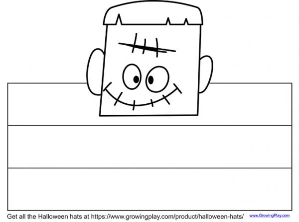Halloween: Frankenstein Hat and Halloween Games - See Vanessa Craft