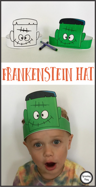 Halloween: Frankenstein Hat and Halloween Games - See Vanessa Craft