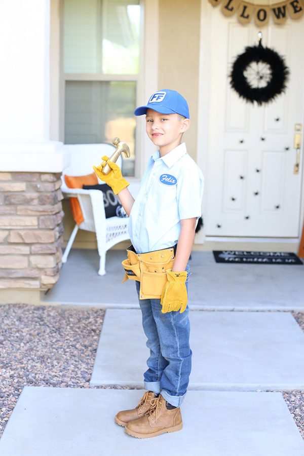 Halloween: DIY Fix It Felix Jr Costume from Disney Wreck It Ralph - See ...