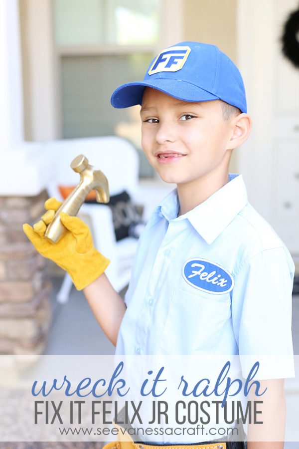 Halloween: DIY Fix It Felix Jr Costume from Disney Wreck It Ralph - See ...