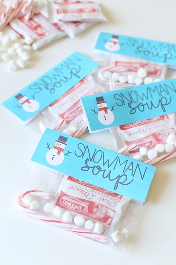 Christmas: Snowman Soup Printable Bag Topper - See Vanessa Craft