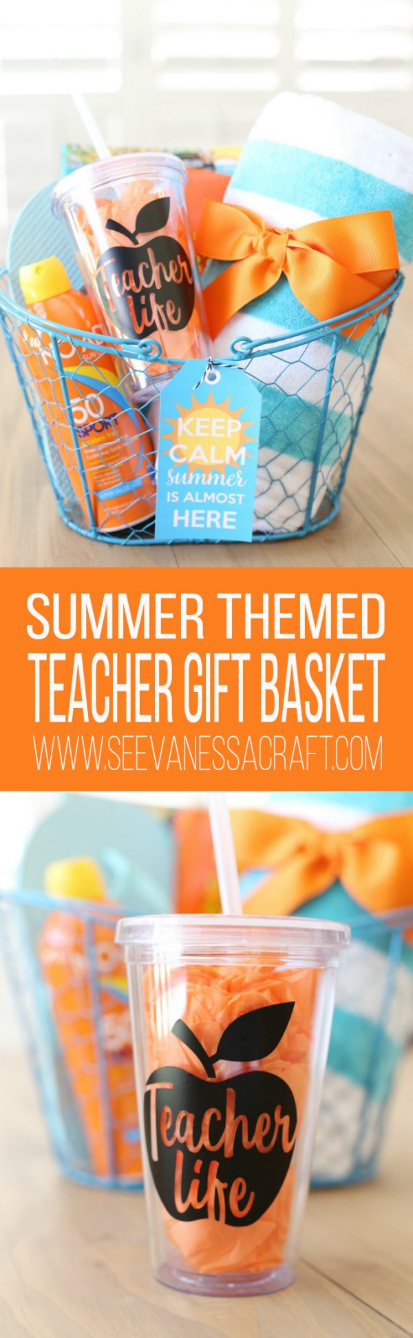 Craft: Keep Calm Summer Teacher Gift Idea - See Vanessa Craft