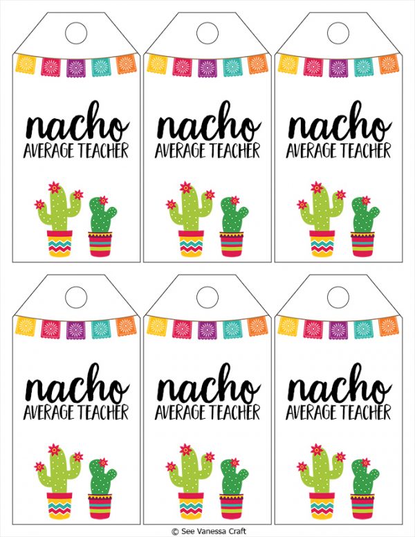 Craft: Nacho Average Teacher Gift Basket - See Vanessa Craft