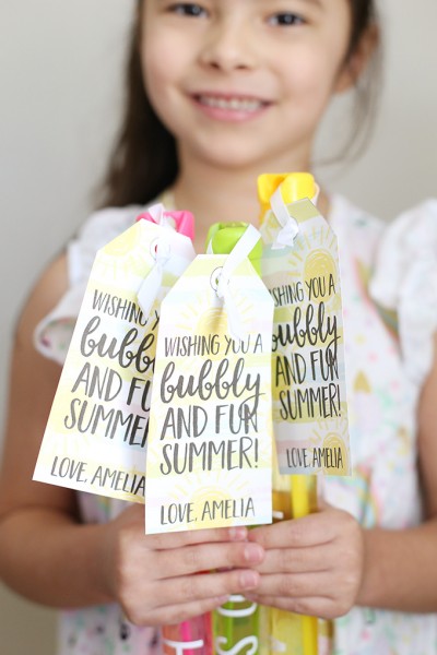 Craft: End of School Year Bubble Gift Idea - See Vanessa Craft