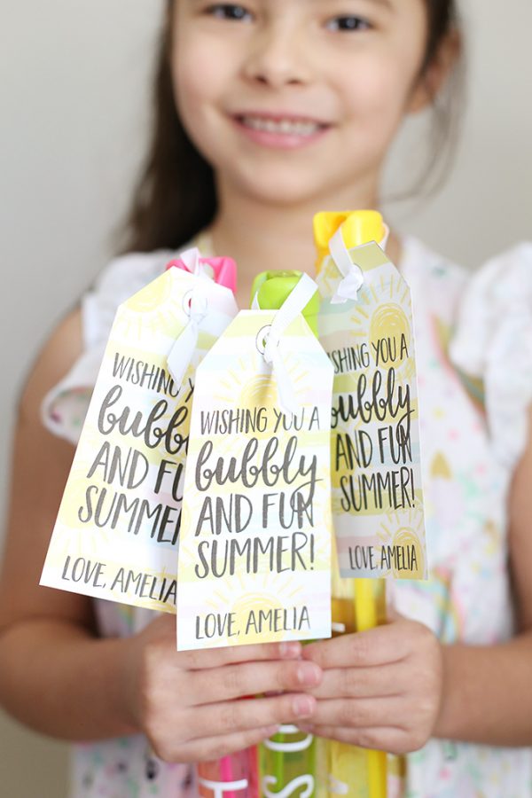 Craft: End of School Year Bubble Gift Idea - See Vanessa Craft