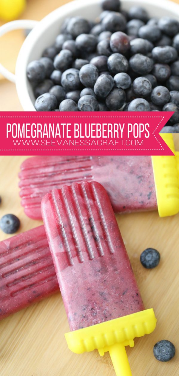 Recipe: Pomegranate Blueberry Greek Yogurt Popsicles - See Vanessa Craft