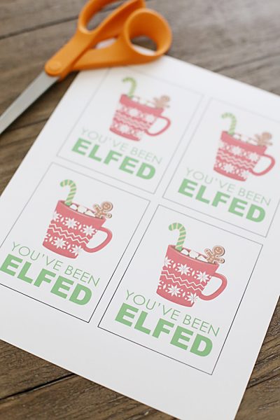 You’ve Been Elfed Christmas Printables - See Vanessa Craft