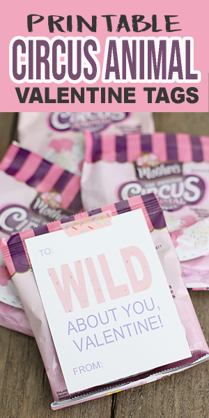 Circus Animal Cookie Valentine Tags - See Vanessa Craft